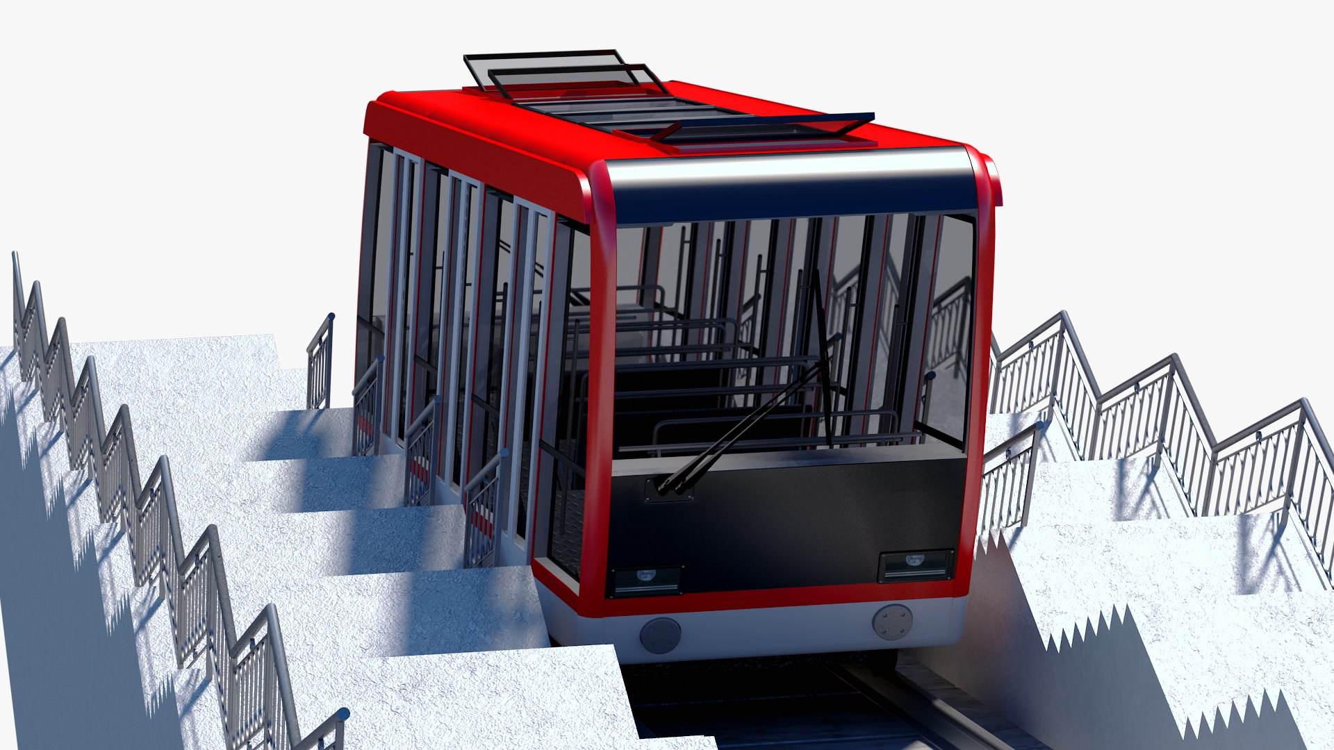 3D Funicular Railway Model - TurboSquid 1662698