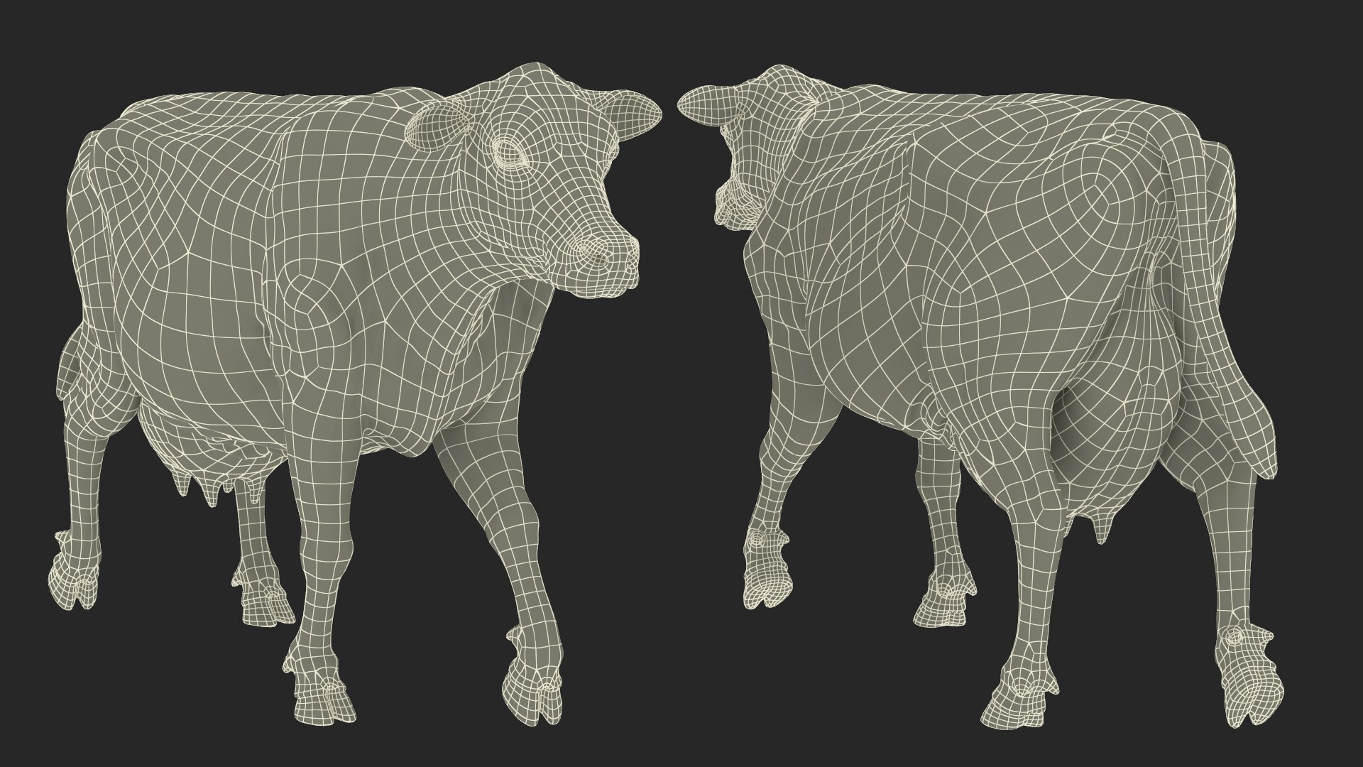 Jersey Heifer Brown Walking Fur 3D - TurboSquid 2310748