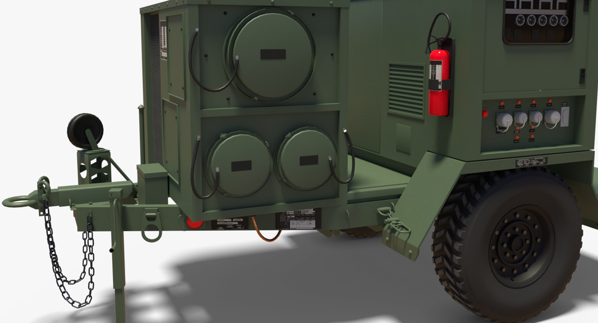 3D Military Power Generator Model - TurboSquid 1165634