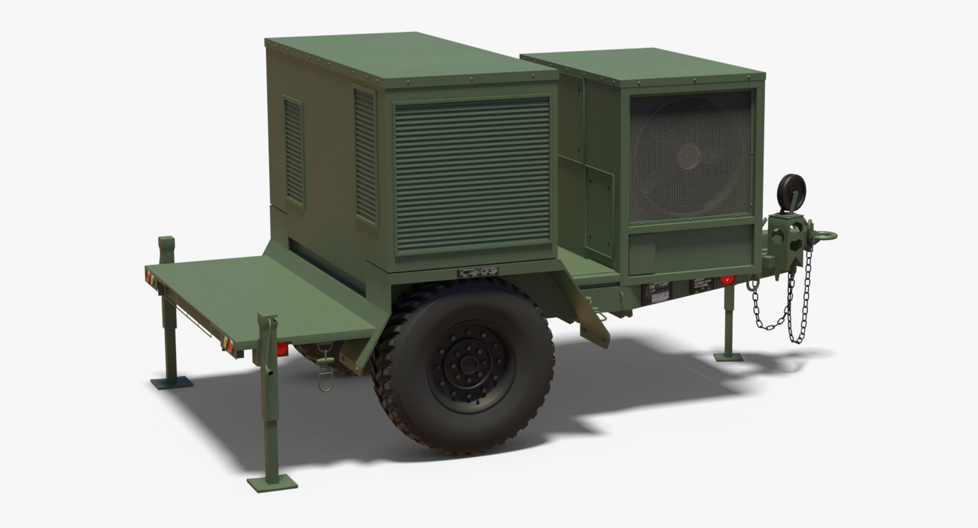 3D Military Power Generator Model - TurboSquid 1165634