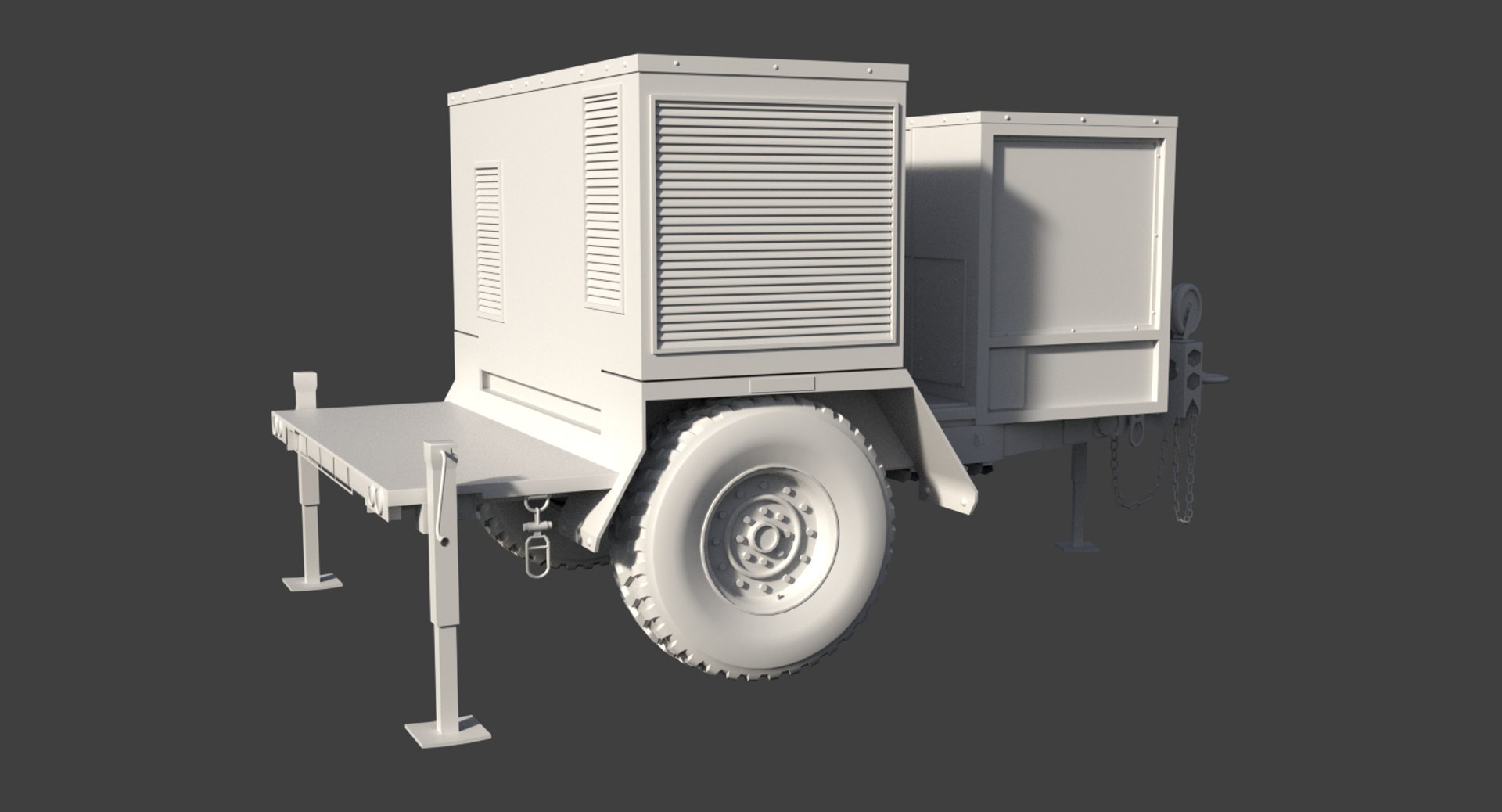3D Military Power Generator Model - TurboSquid 1165634