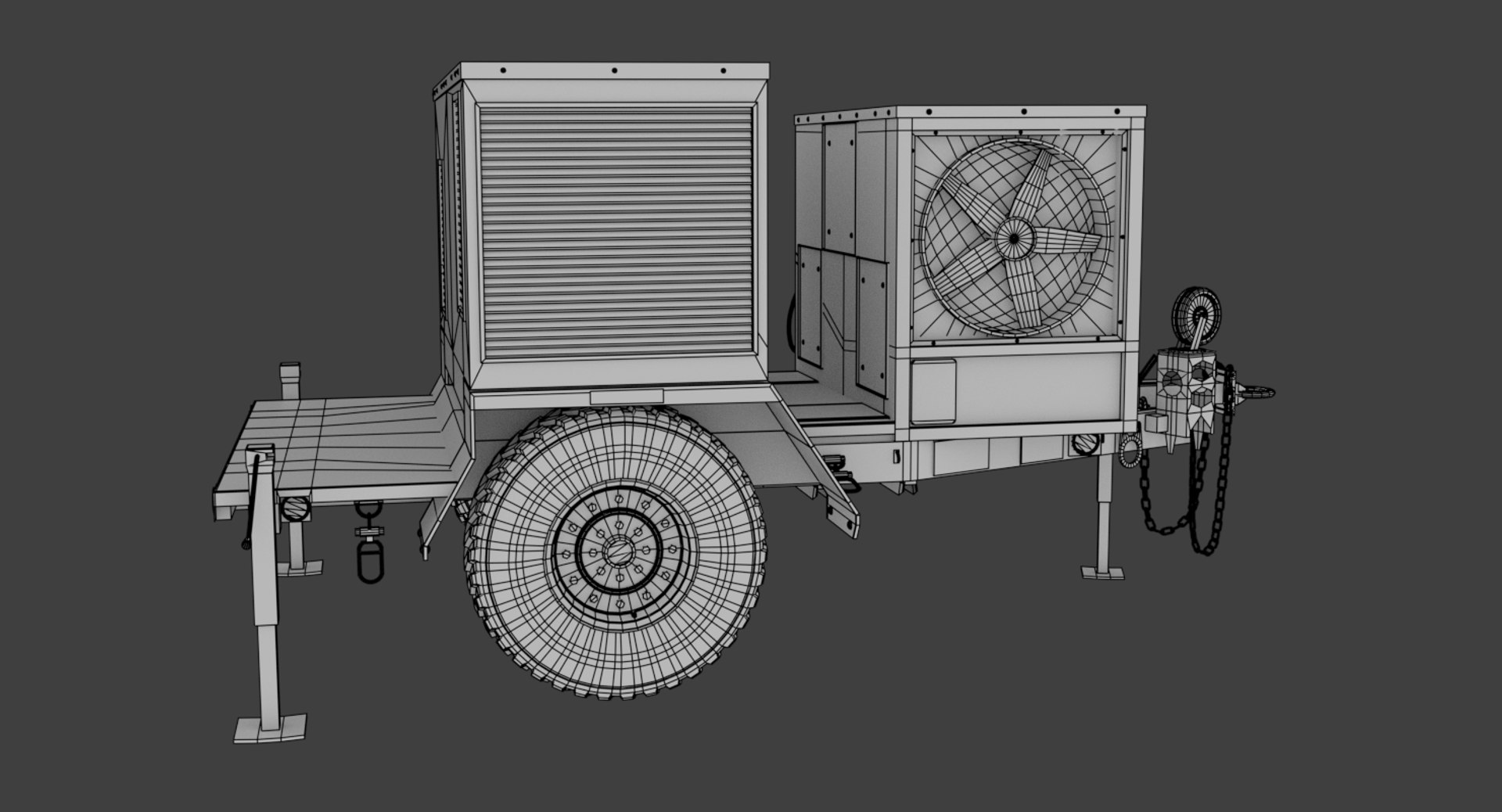 3D Military Power Generator Model - TurboSquid 1165634