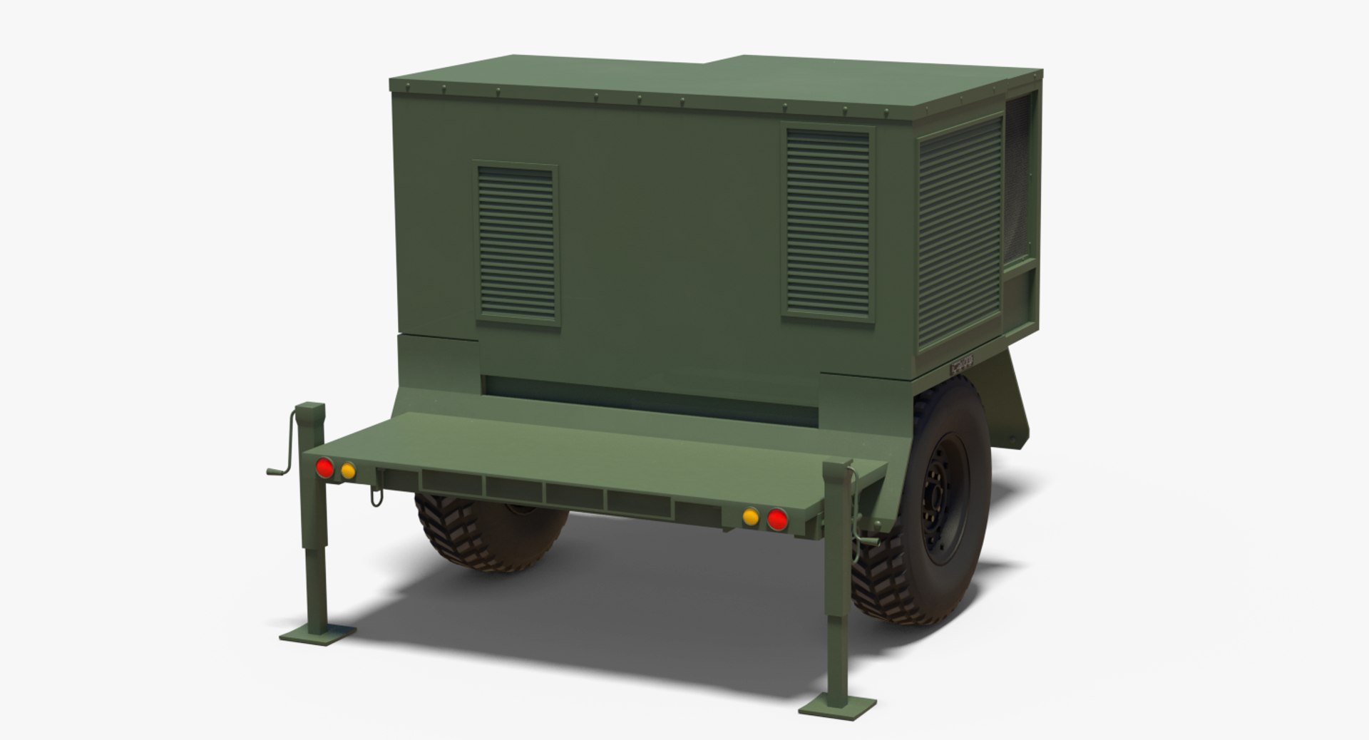 3D Military Power Generator Model - TurboSquid 1165634