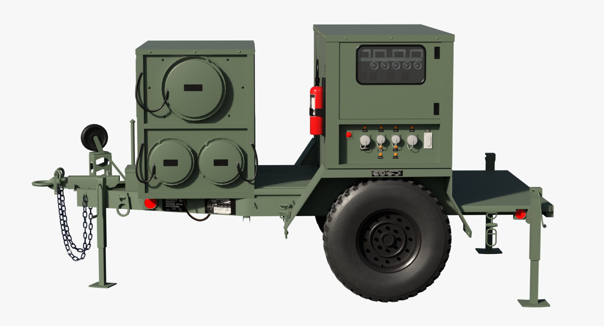 3D Military Power Generator Model - TurboSquid 1165634