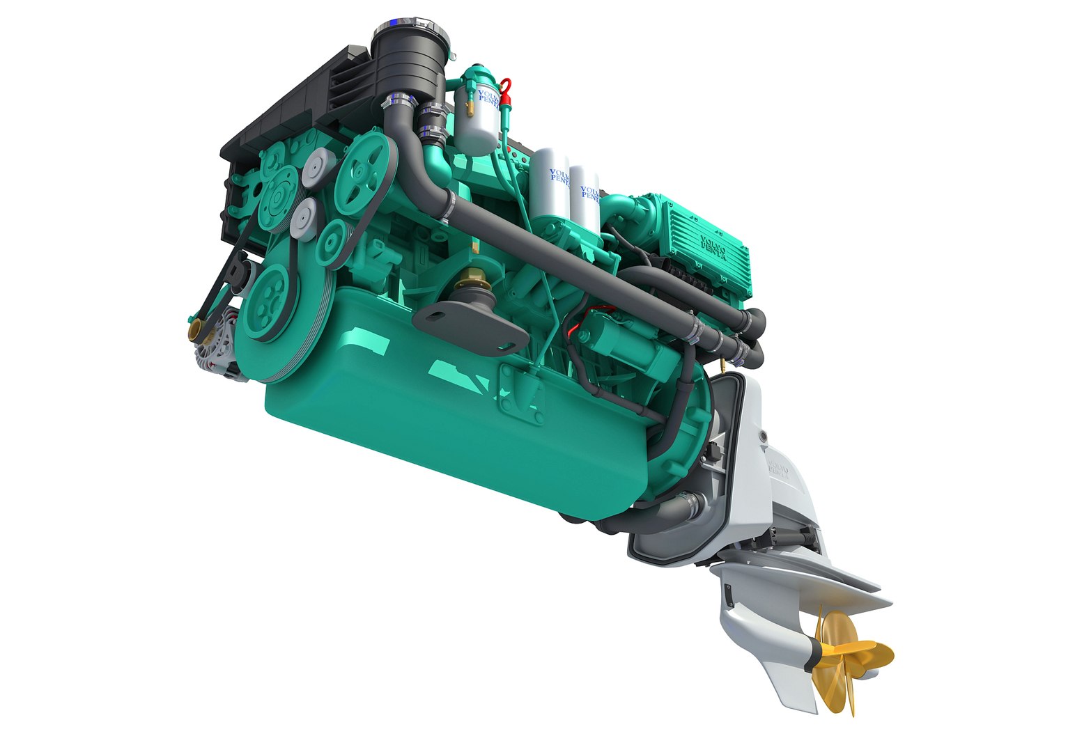 3D Penta Engine - TurboSquid 1301962