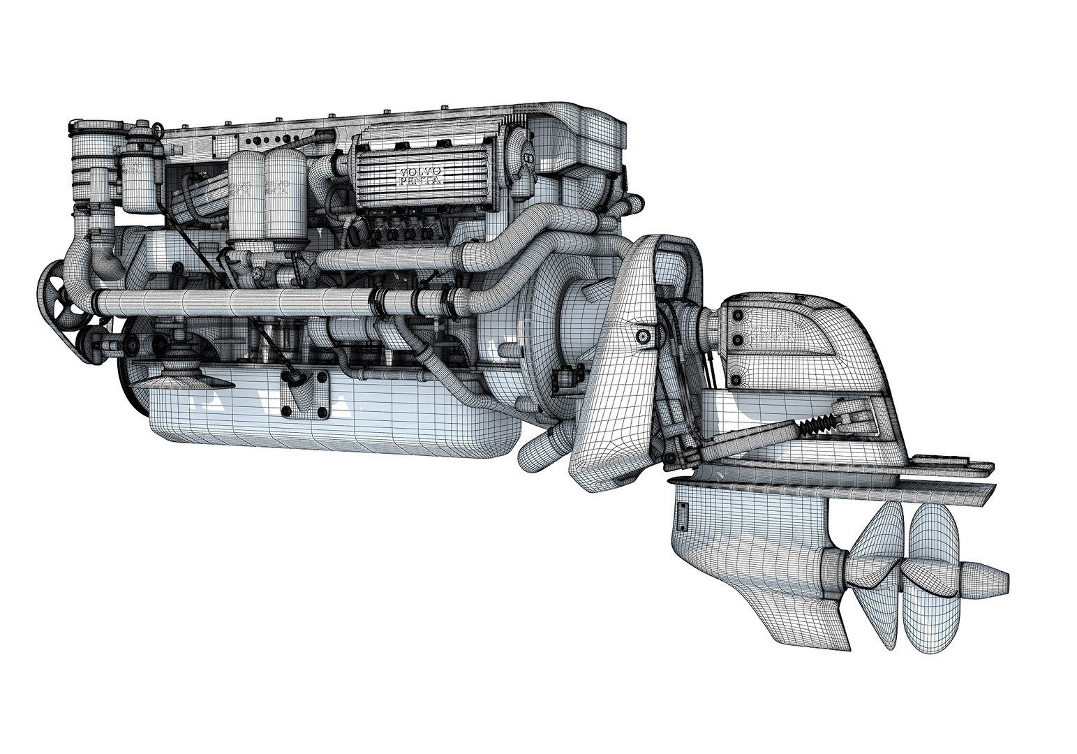 3D Penta Engine - TurboSquid 1301962