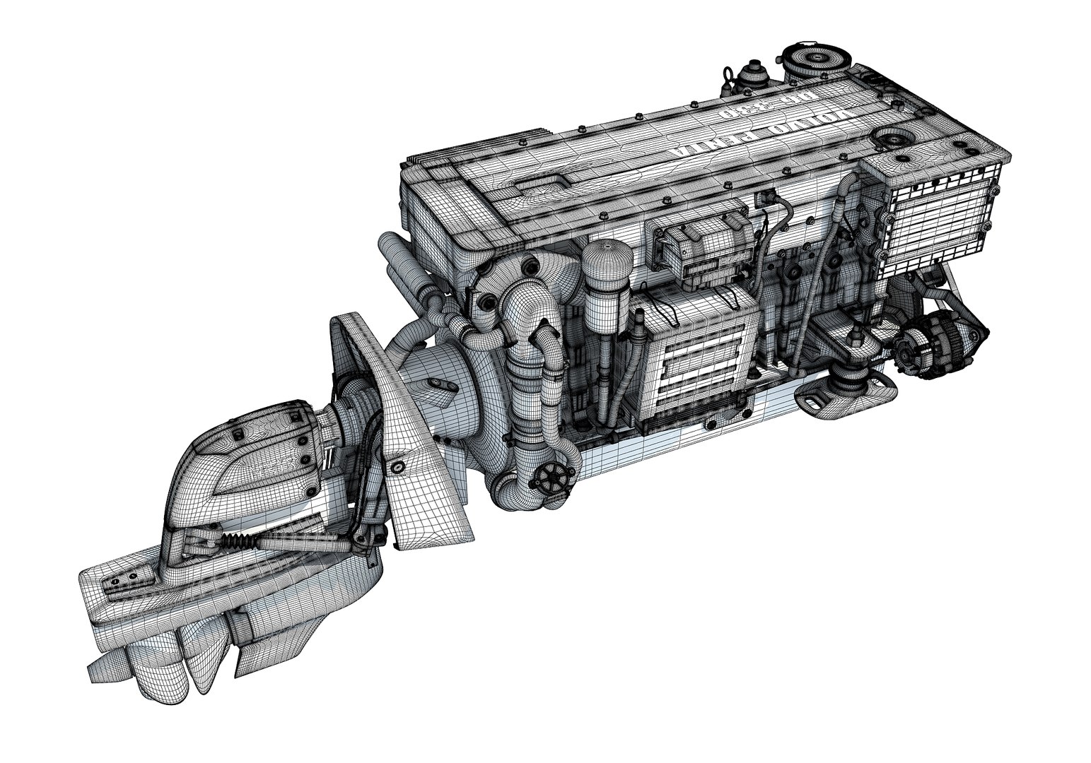 3D Penta Engine - TurboSquid 1301962