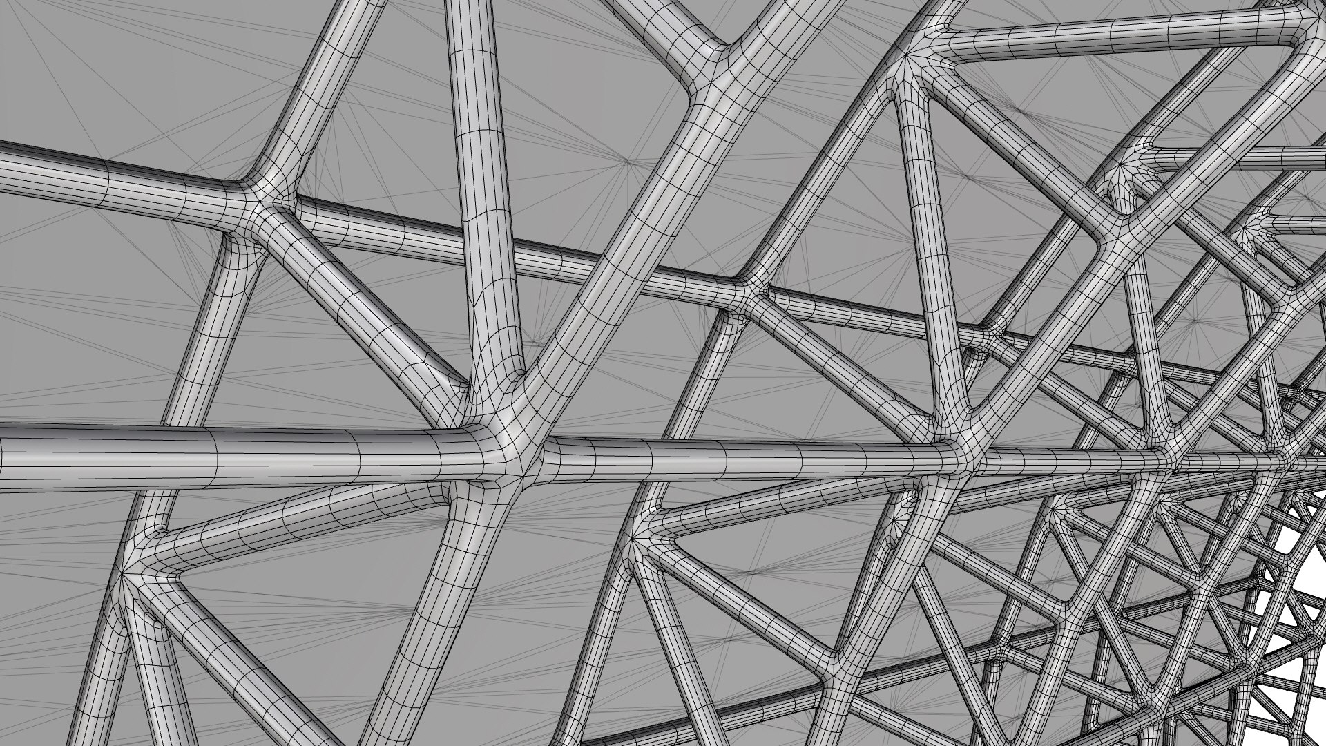 3D Truss Arches Tunnel Model - TurboSquid 2165344