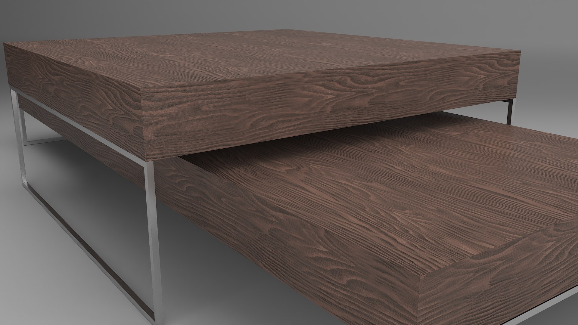 Wooden Coffee Table 3D Model - TurboSquid 1907727