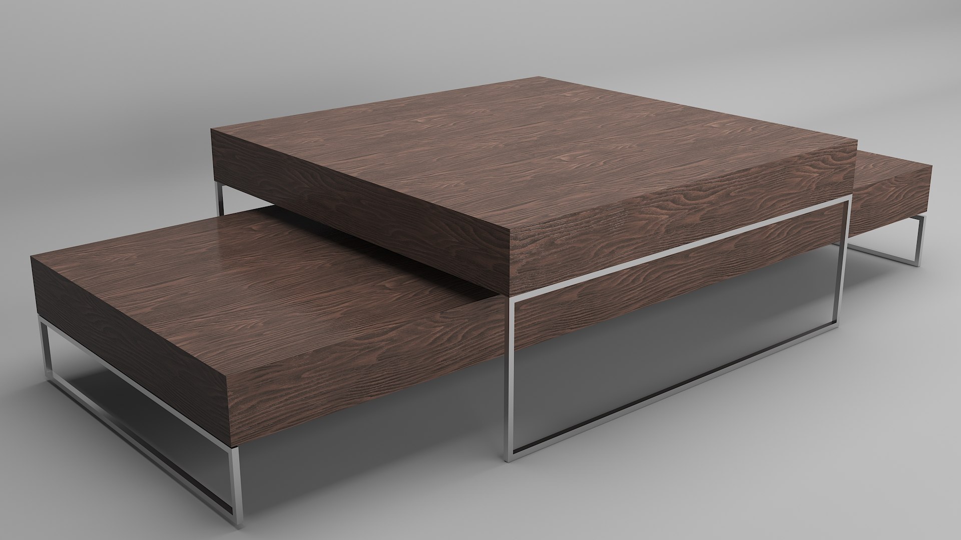 Wooden Coffee Table 3D Model - TurboSquid 1907727