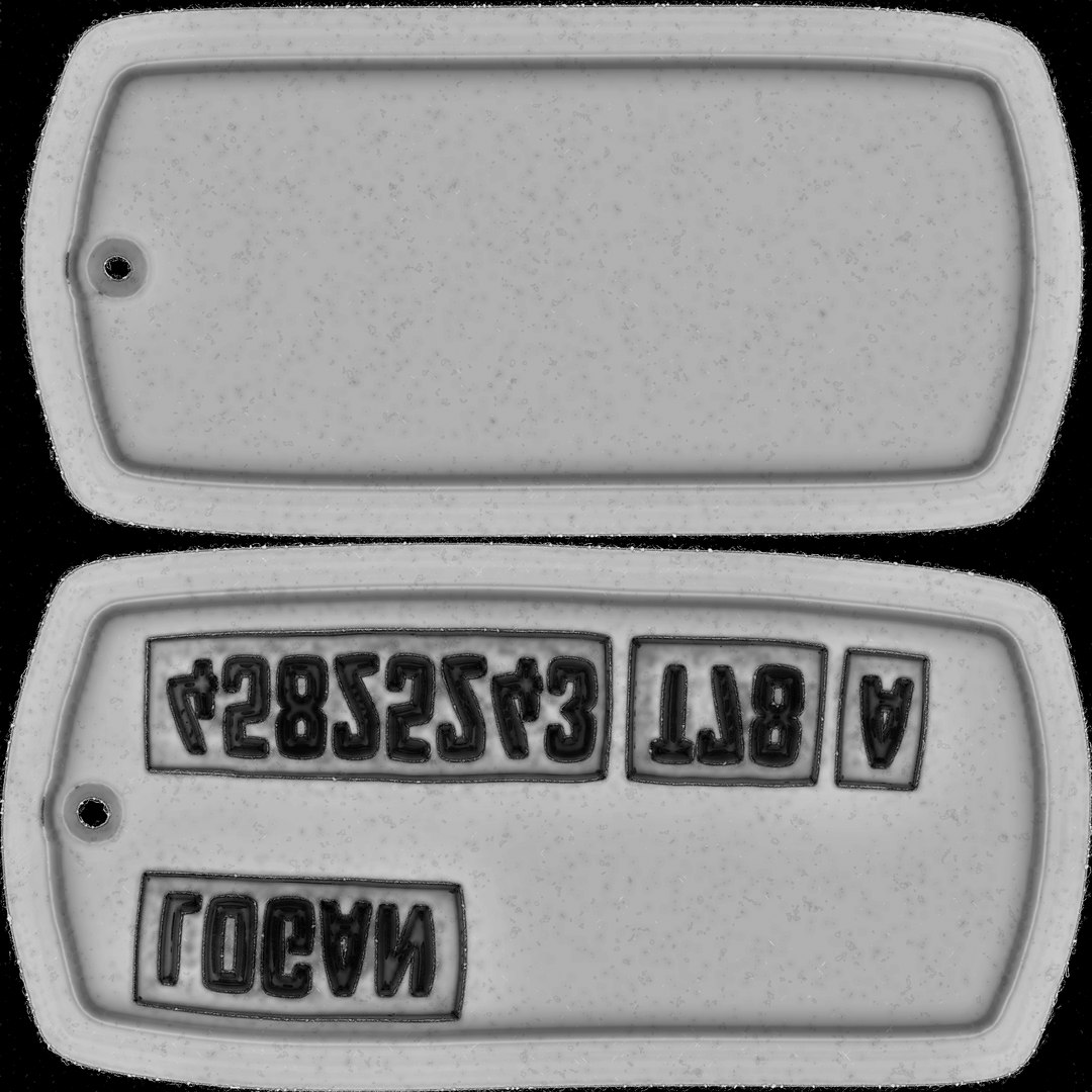 3d logan wolverines dog tags