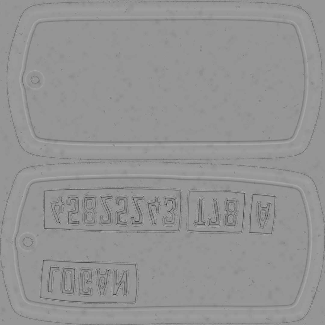 3d logan wolverines dog tags