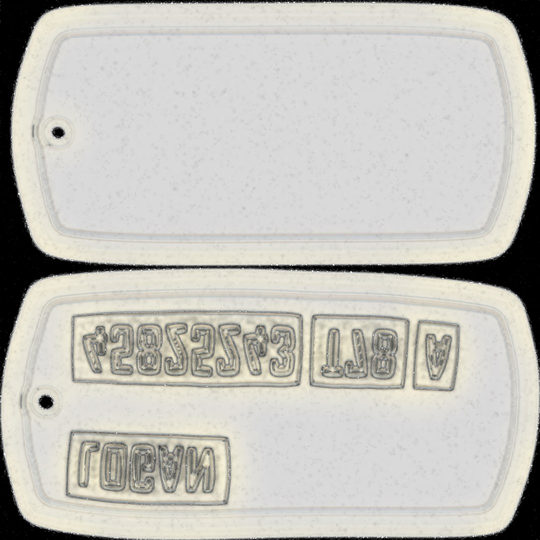 3d logan wolverines dog tags