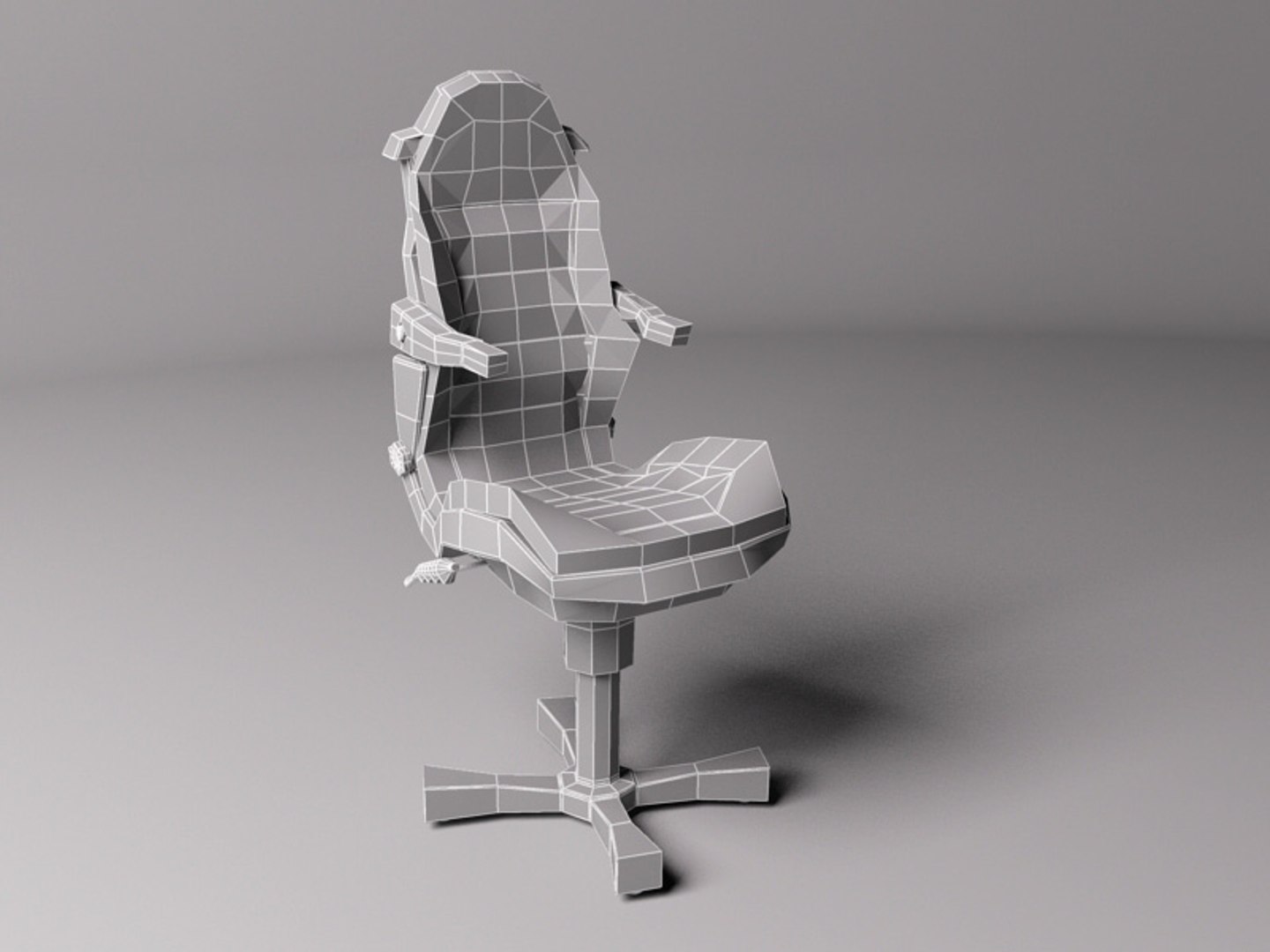 office chair 3d obj