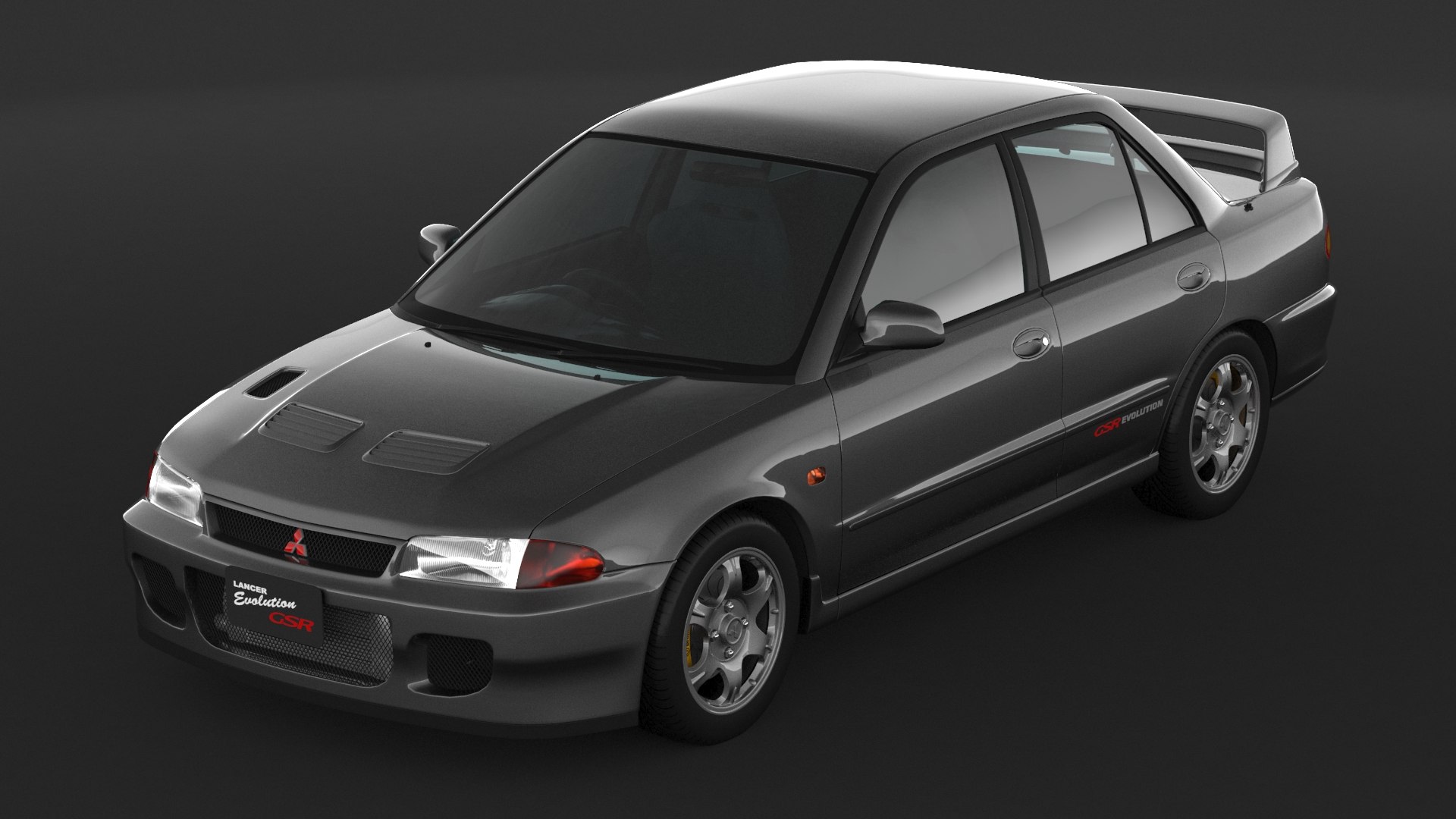 3D Mitsubishi Lancer Evolution Model - TurboSquid 1534904