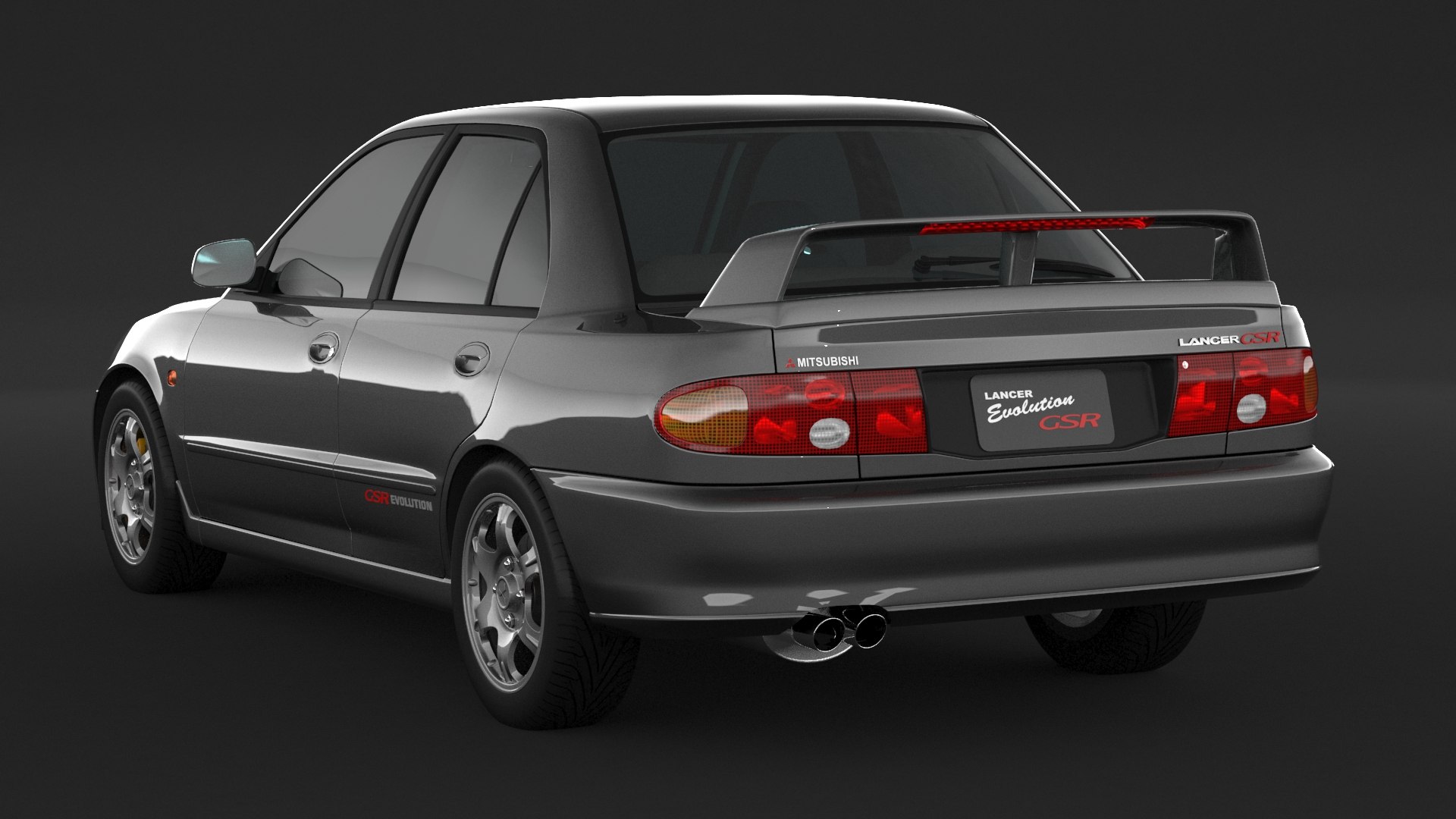3D Mitsubishi Lancer Evolution Model - TurboSquid 1534904