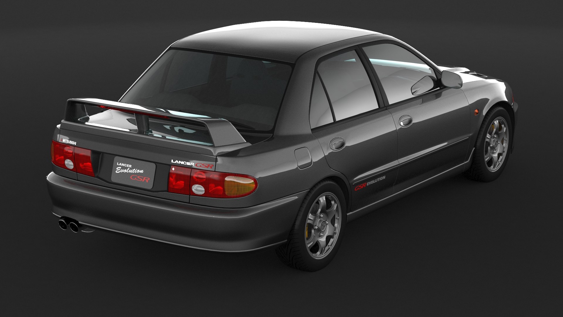 3D Mitsubishi Lancer Evolution Model - TurboSquid 1534904
