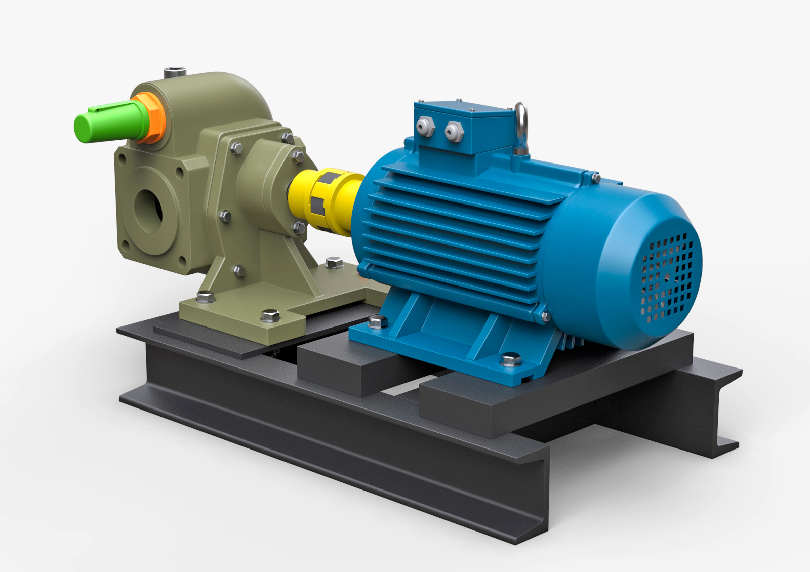 gear pump 3d model