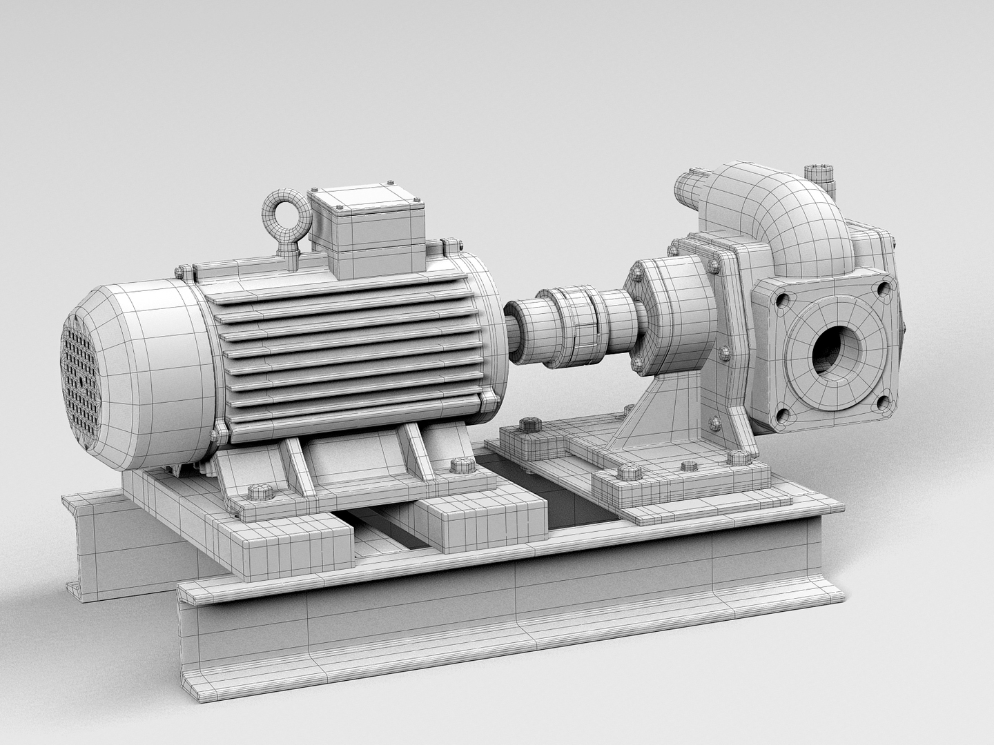 gear pump 3d model