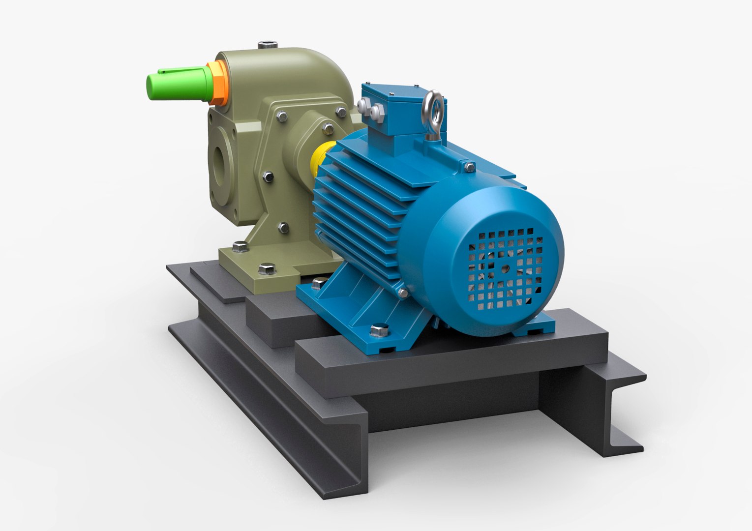 Gear Pump 3d Model