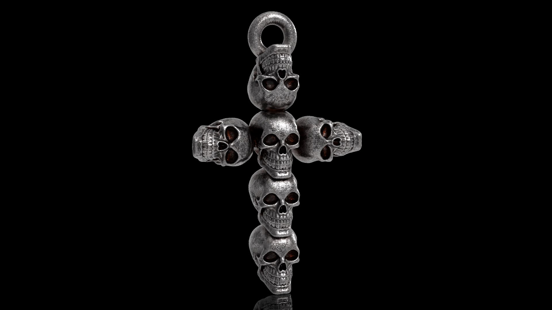 Skull Cross STL 3D Model - TurboSquid 2134366