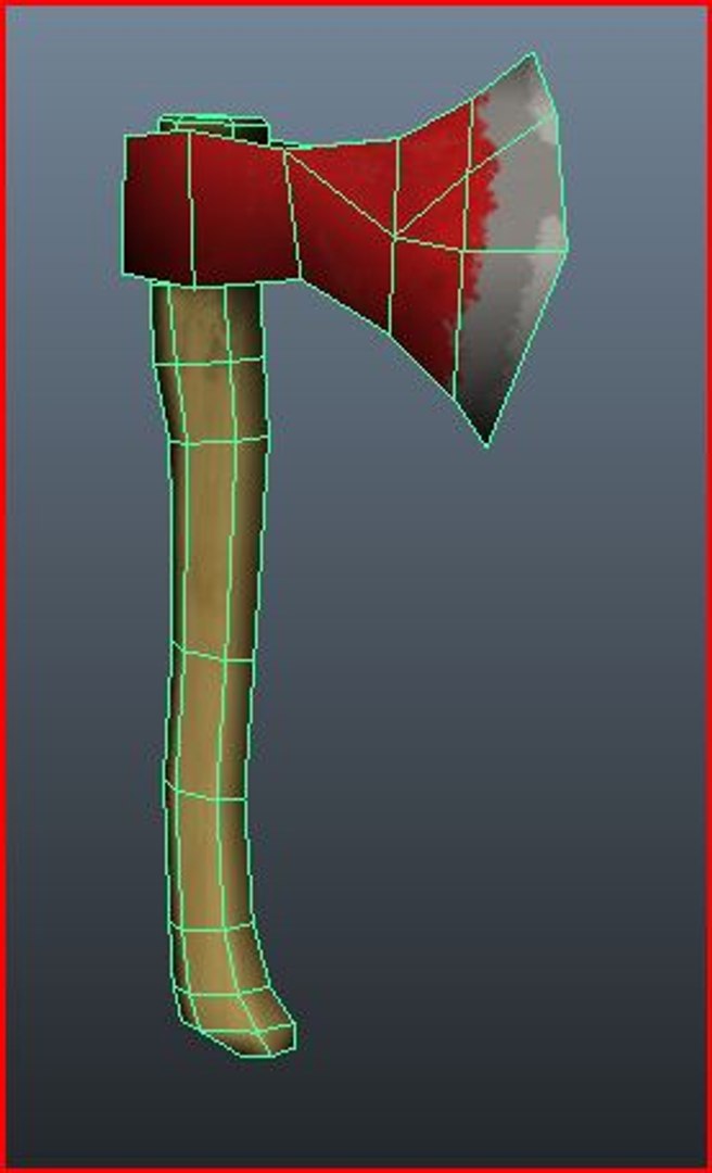 Obj Cartoon Axe