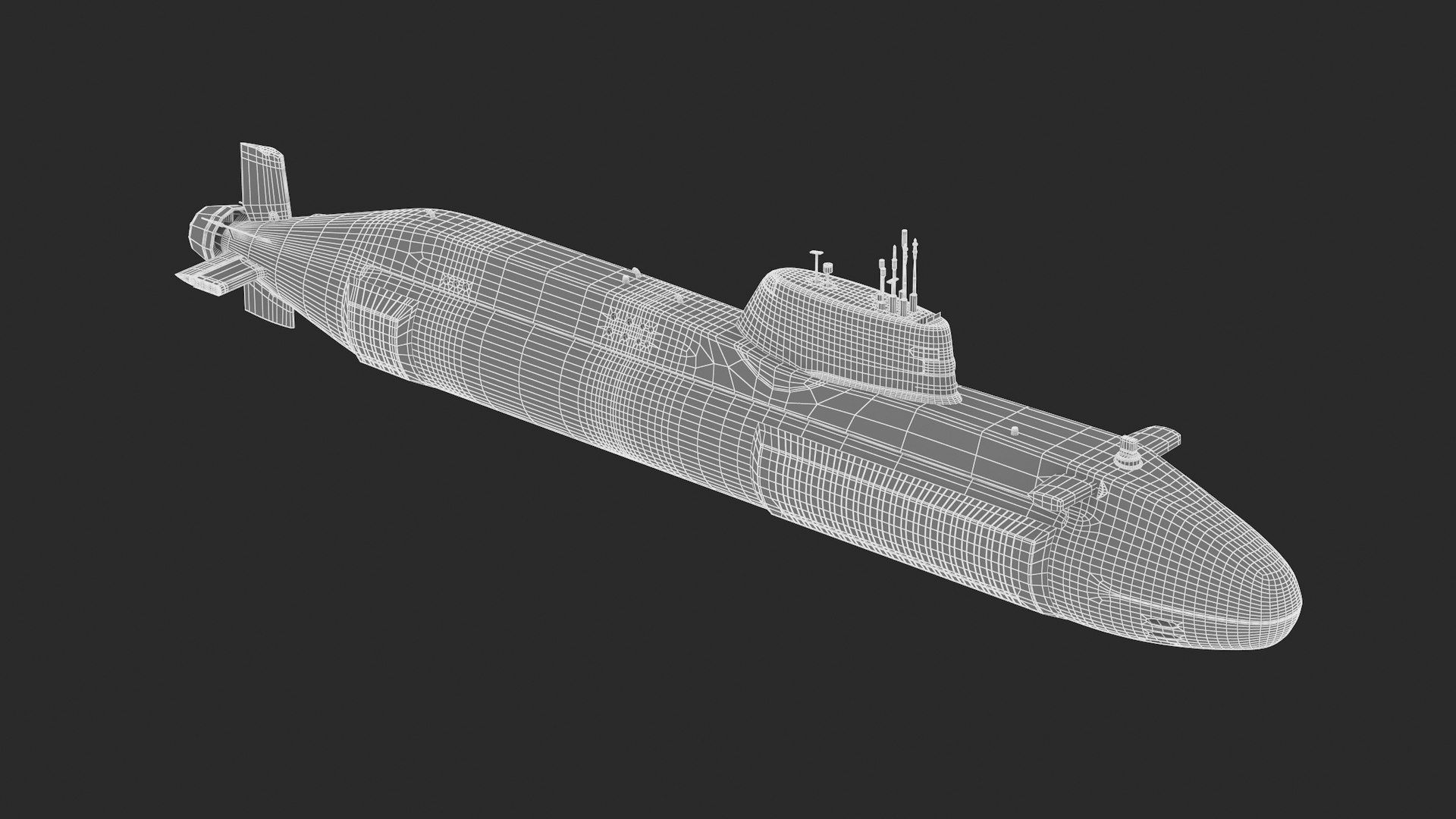 Submarine Ssns Hms 3D Model - TurboSquid 1663926