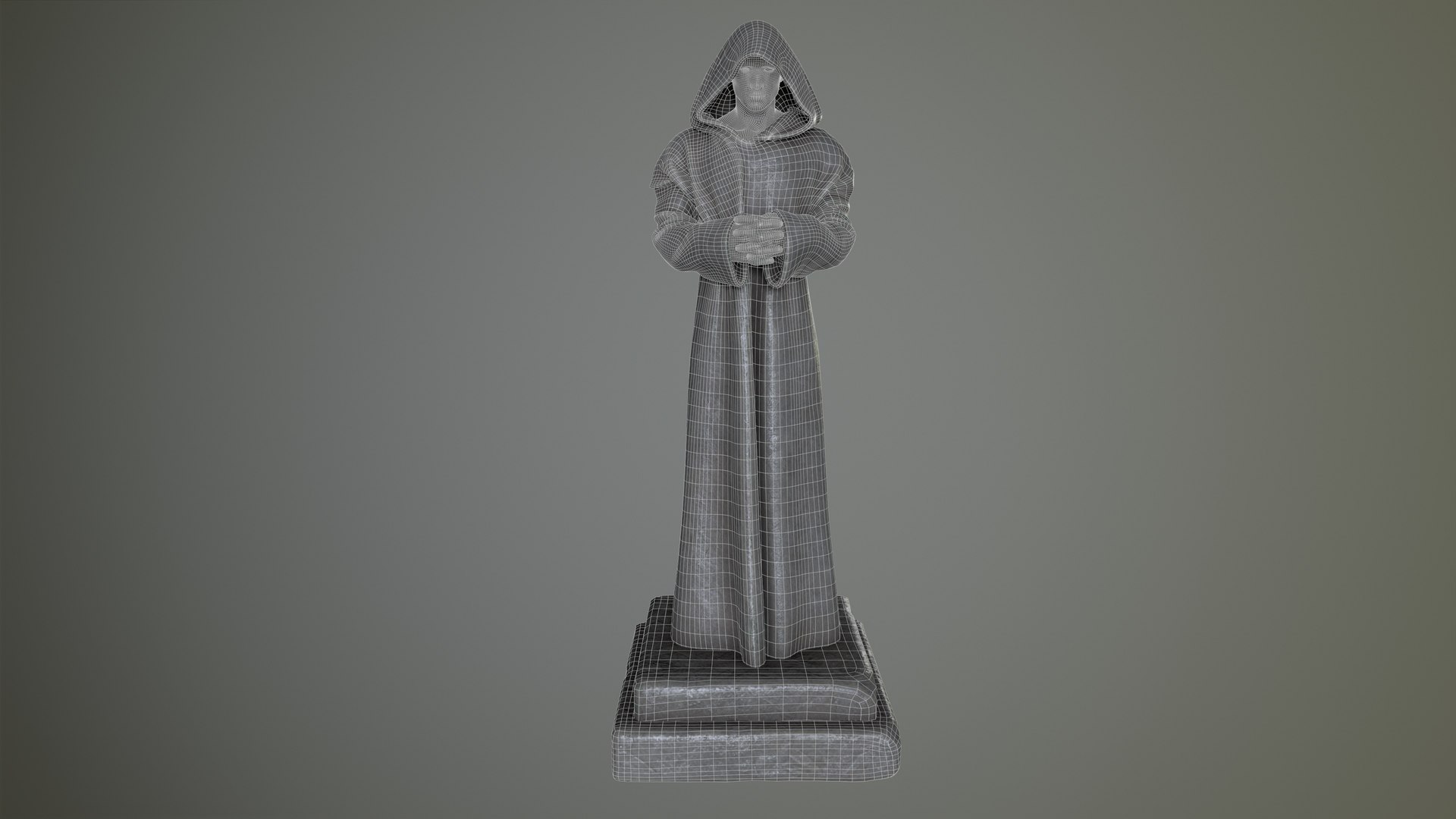 3D Robe Statue model - TurboSquid 1806525