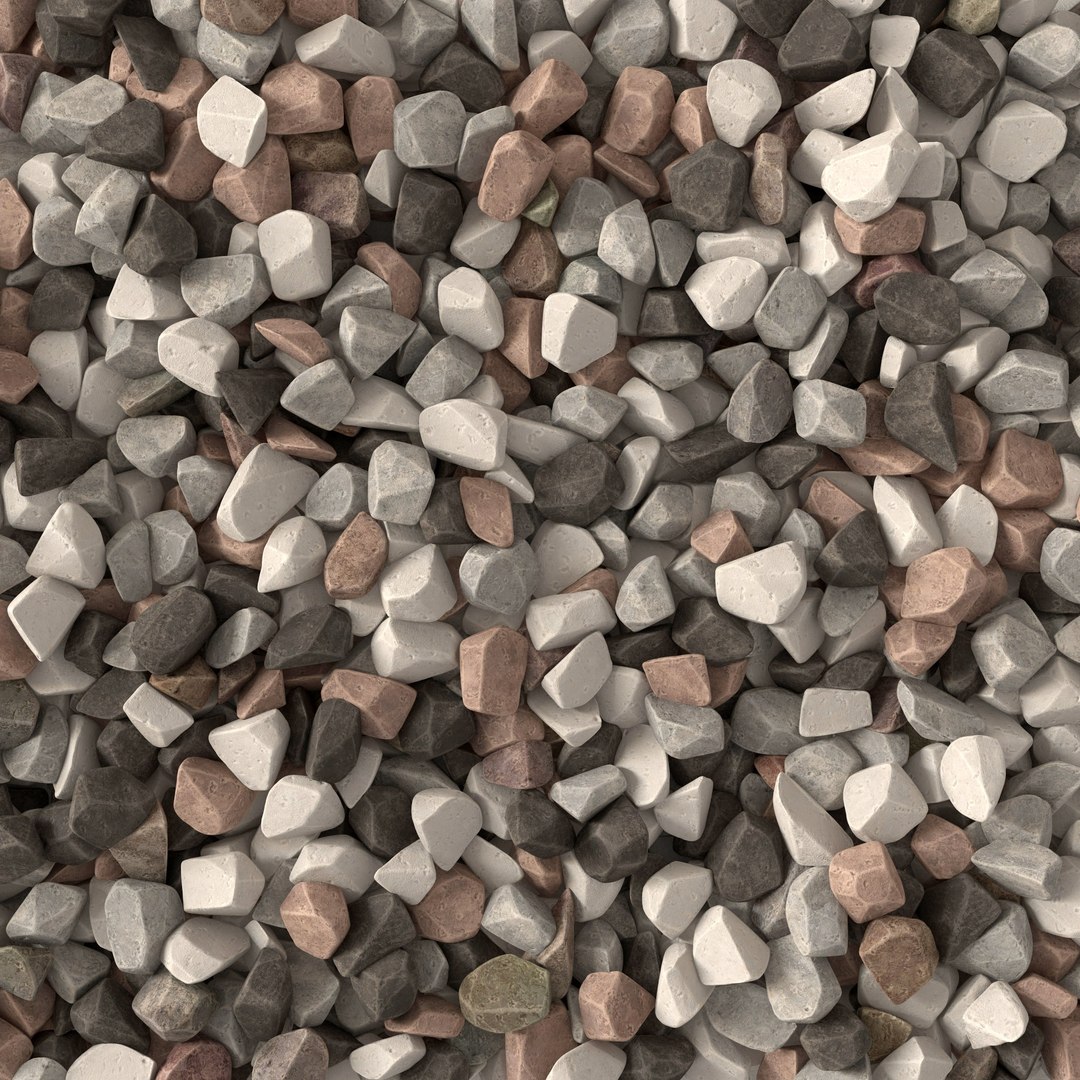 3D decor gravel model - TurboSquid 1676910