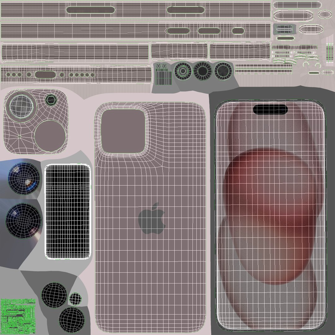 3D Apple IPhone 15 Plus All Colors - TurboSquid 2260232