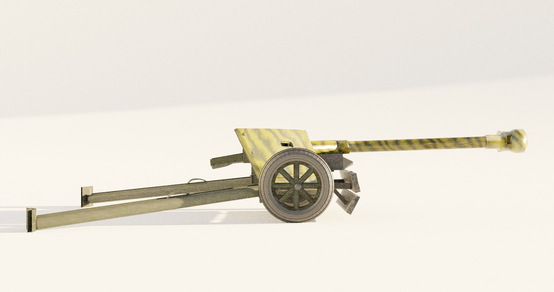 3D 75 Mm PaK 40 Model - TurboSquid 2080105