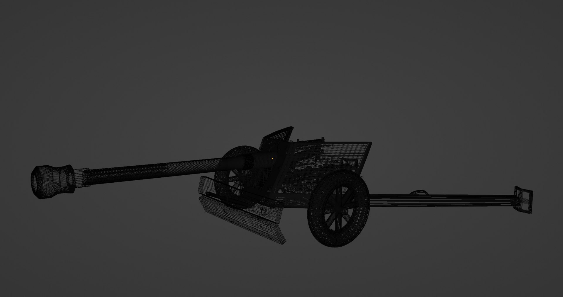 3D 75 Mm PaK 40 Model - TurboSquid 2080105