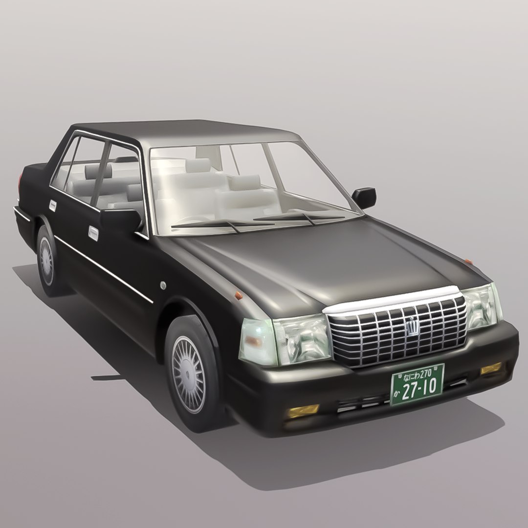 Toyota Crown Super Deluxe Mild Hybrid 3D Model - TurboSquid 1938585