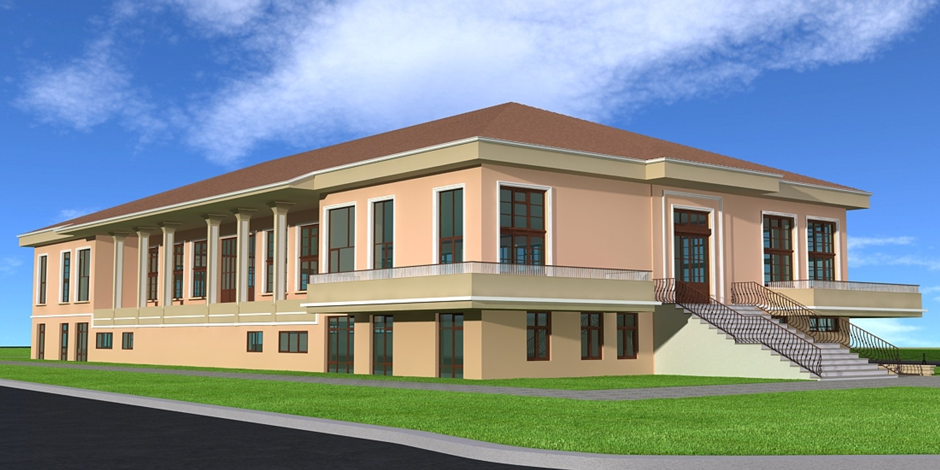 culture house 3d model