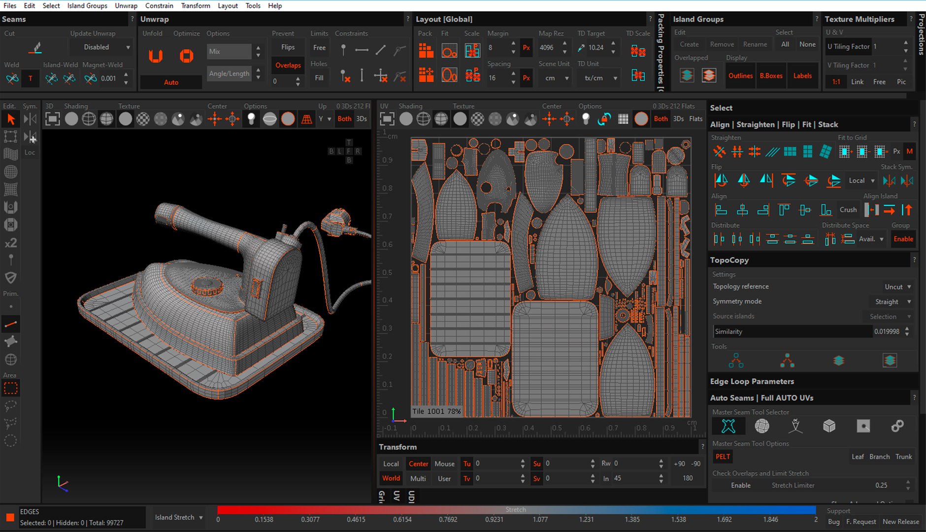Professional Iron With Steamer 3D Model - TurboSquid 2102979