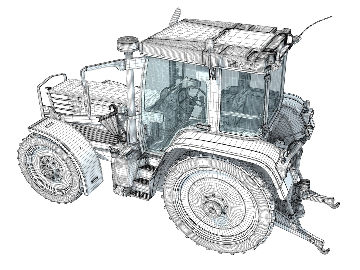Fendt Tractor 3D Model - TurboSquid 1441711