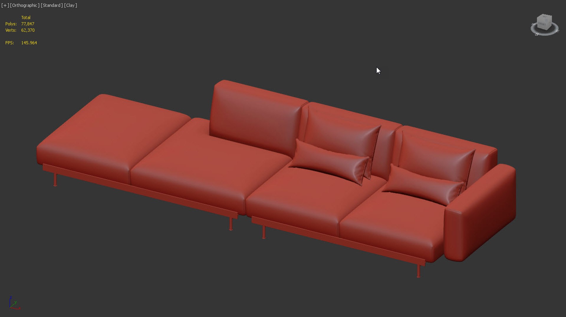 Situ 4 Seater Sofa 3D Model - TurboSquid 1663824
