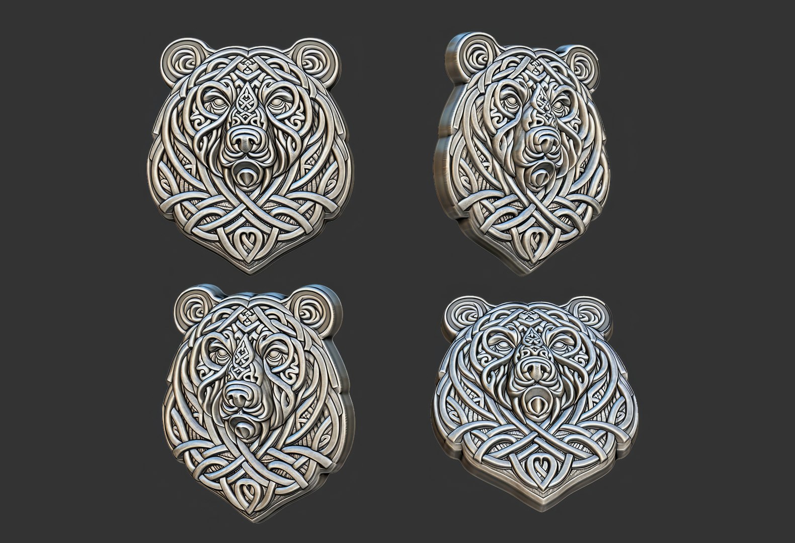 3D 15 Celtic Pendants - 3D Printable Model - TurboSquid 2183966