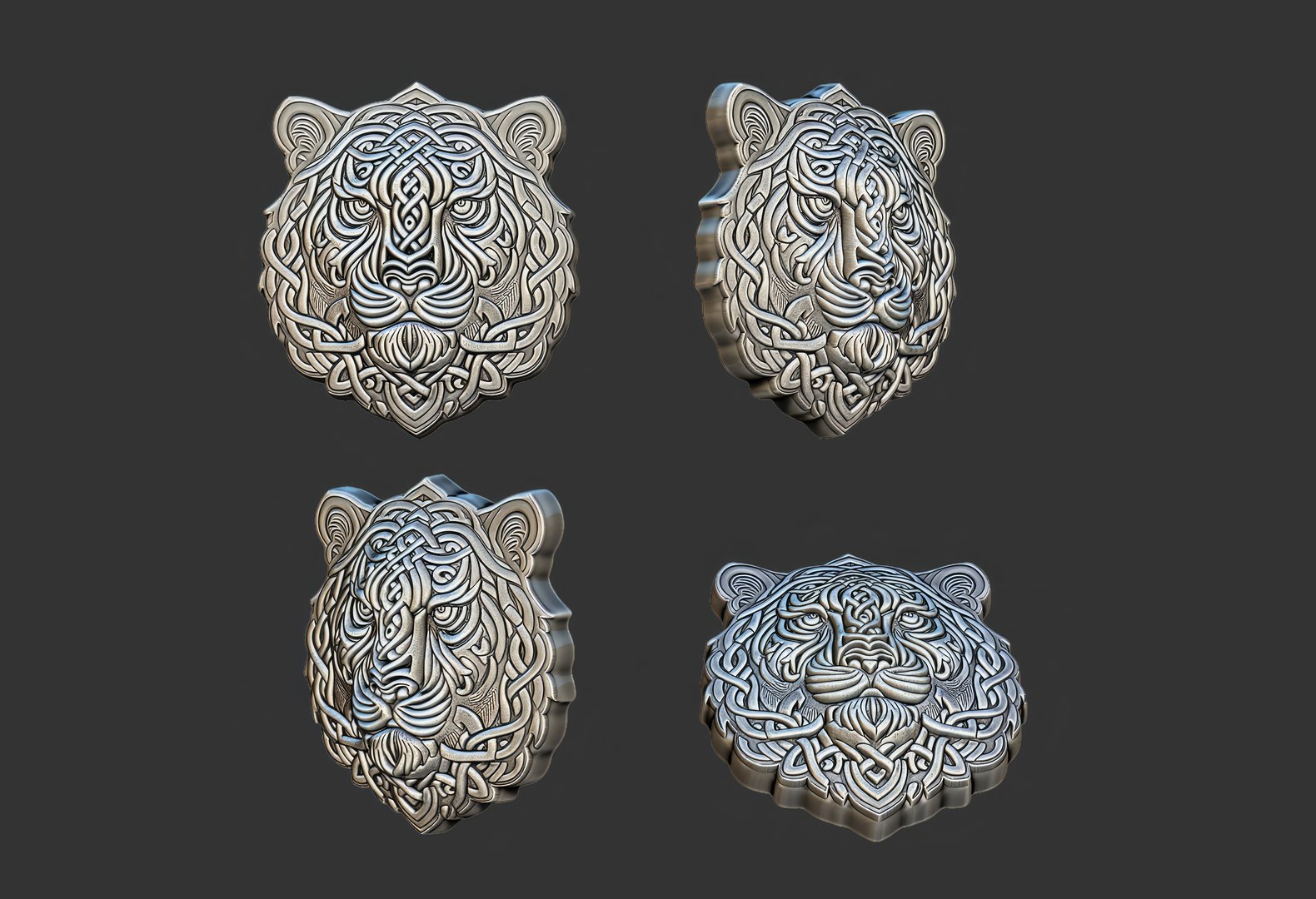 3D 15 Celtic Pendants - 3D Printable Model - TurboSquid 2183966