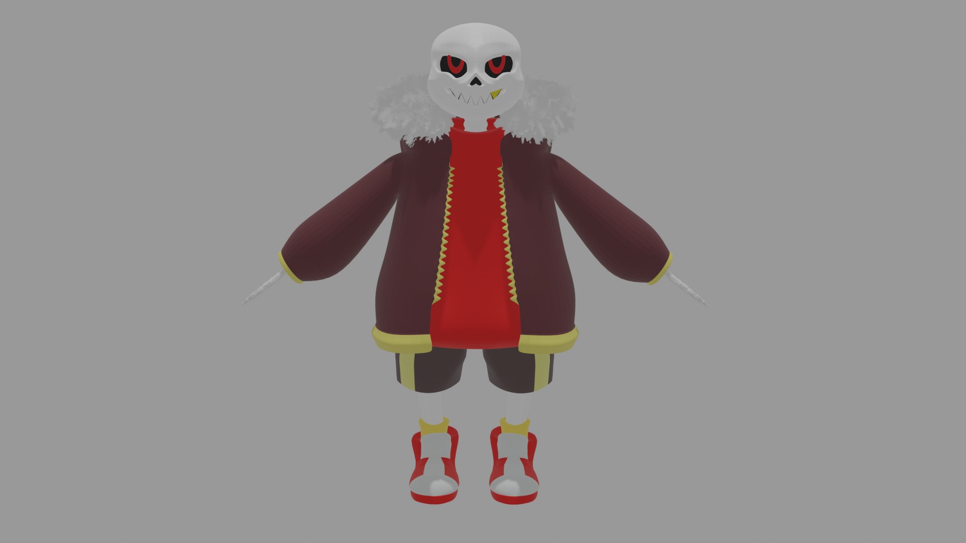 3D Undertale Model - TurboSquid 1969724