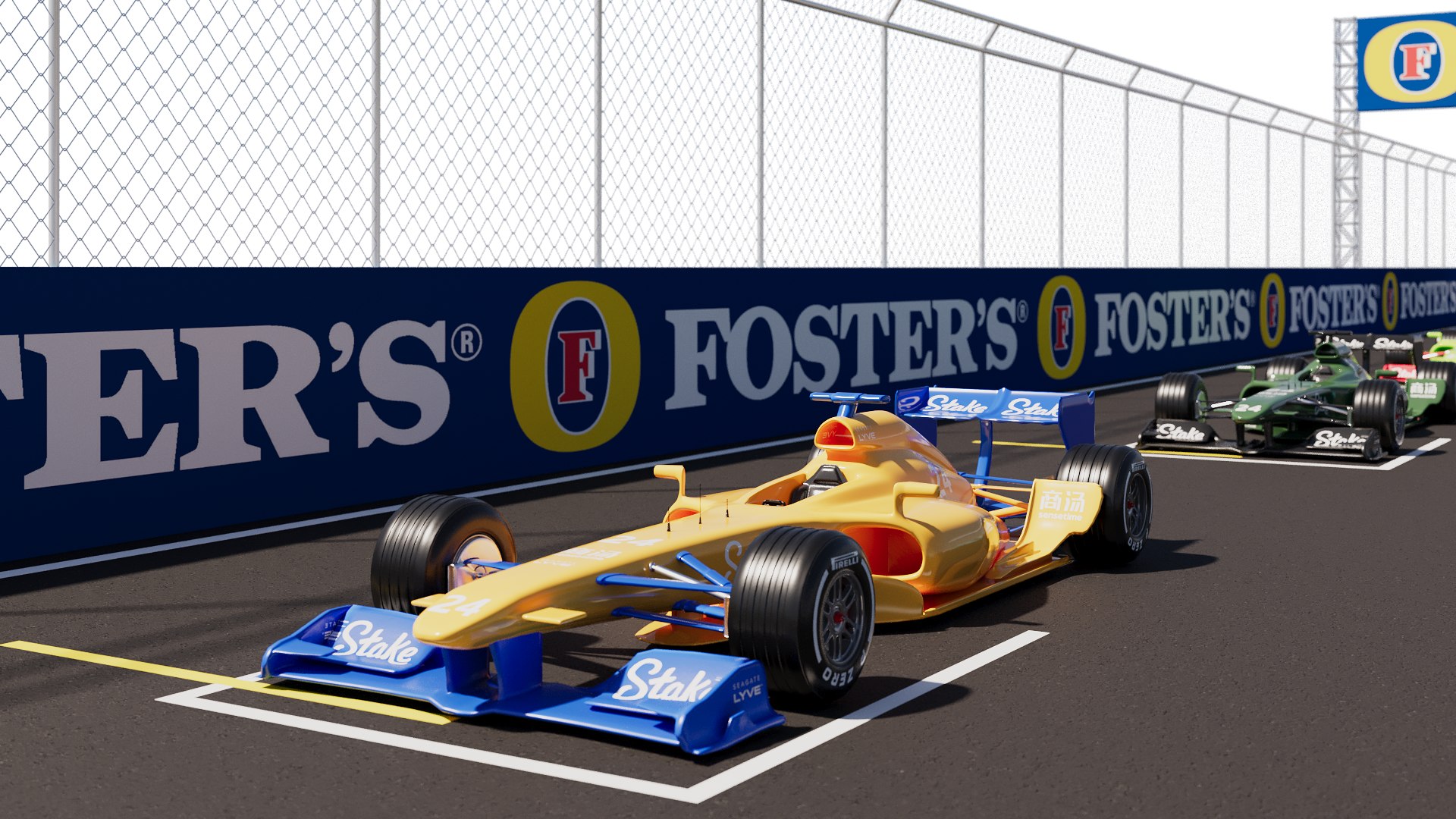 3D F1 Race Track Cars Model - TurboSquid 2044504