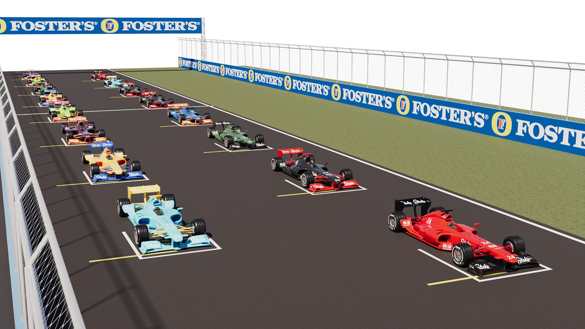 3D F1 Race Track Cars Model - TurboSquid 2044504