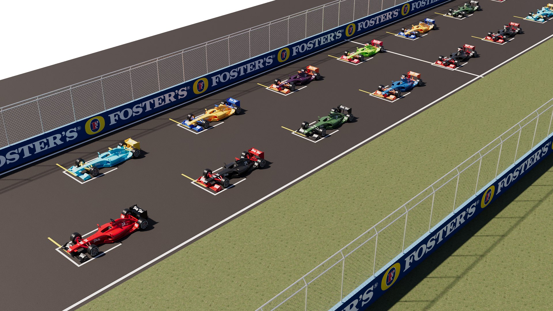 3D F1 Race Track Cars Model - TurboSquid 2044504