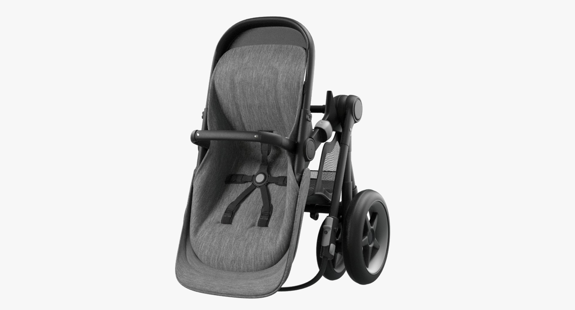 3D Bugaboo Fox Folded Model - TurboSquid 1397975