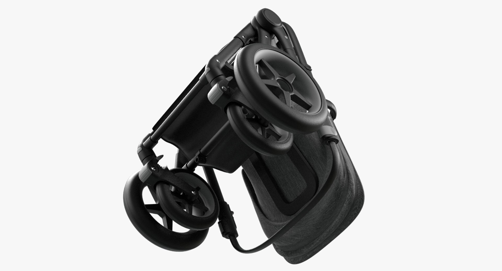 3D Bugaboo Fox Folded Model - TurboSquid 1397975