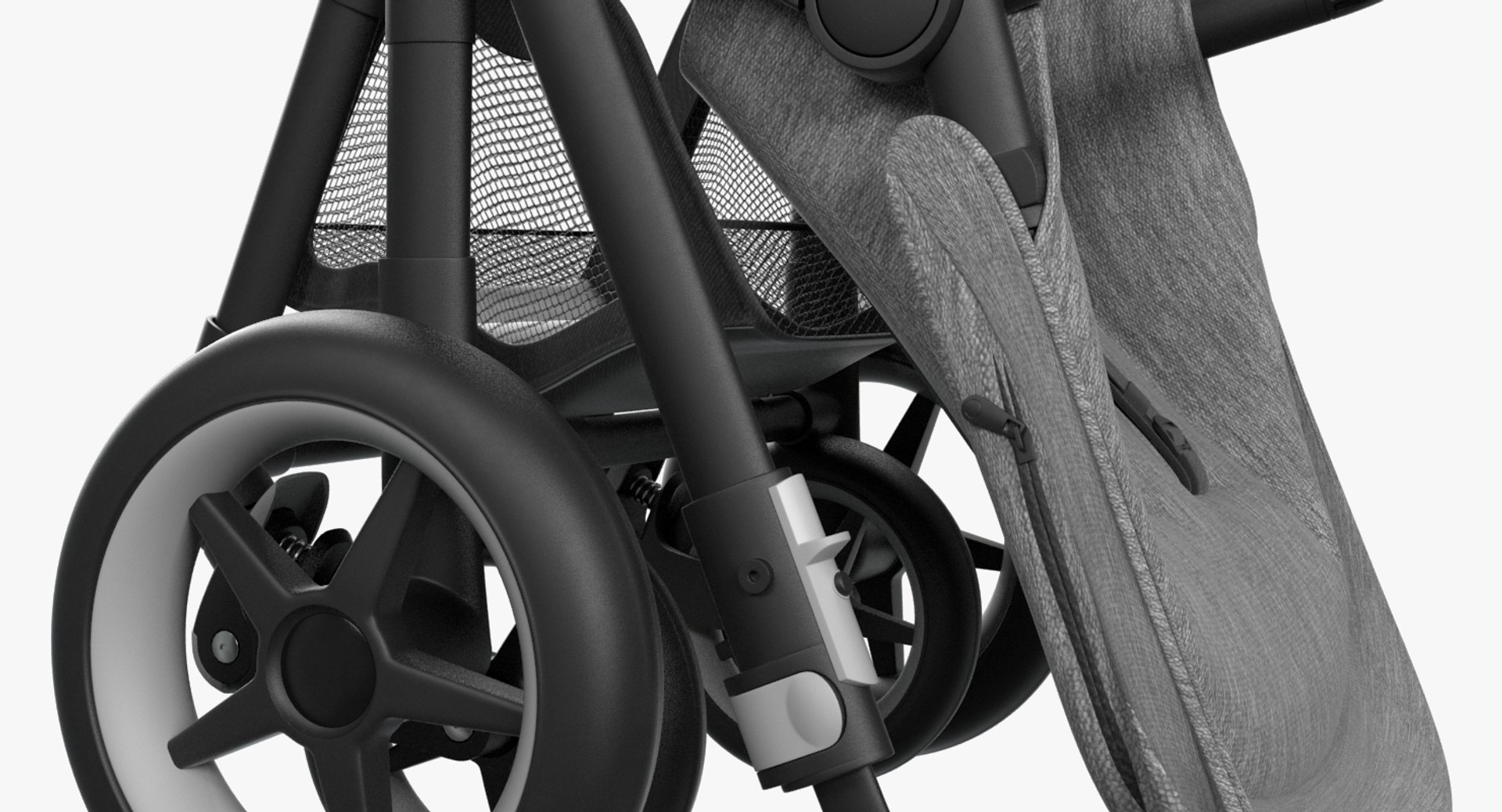 3D Bugaboo Fox Folded Model - TurboSquid 1397975