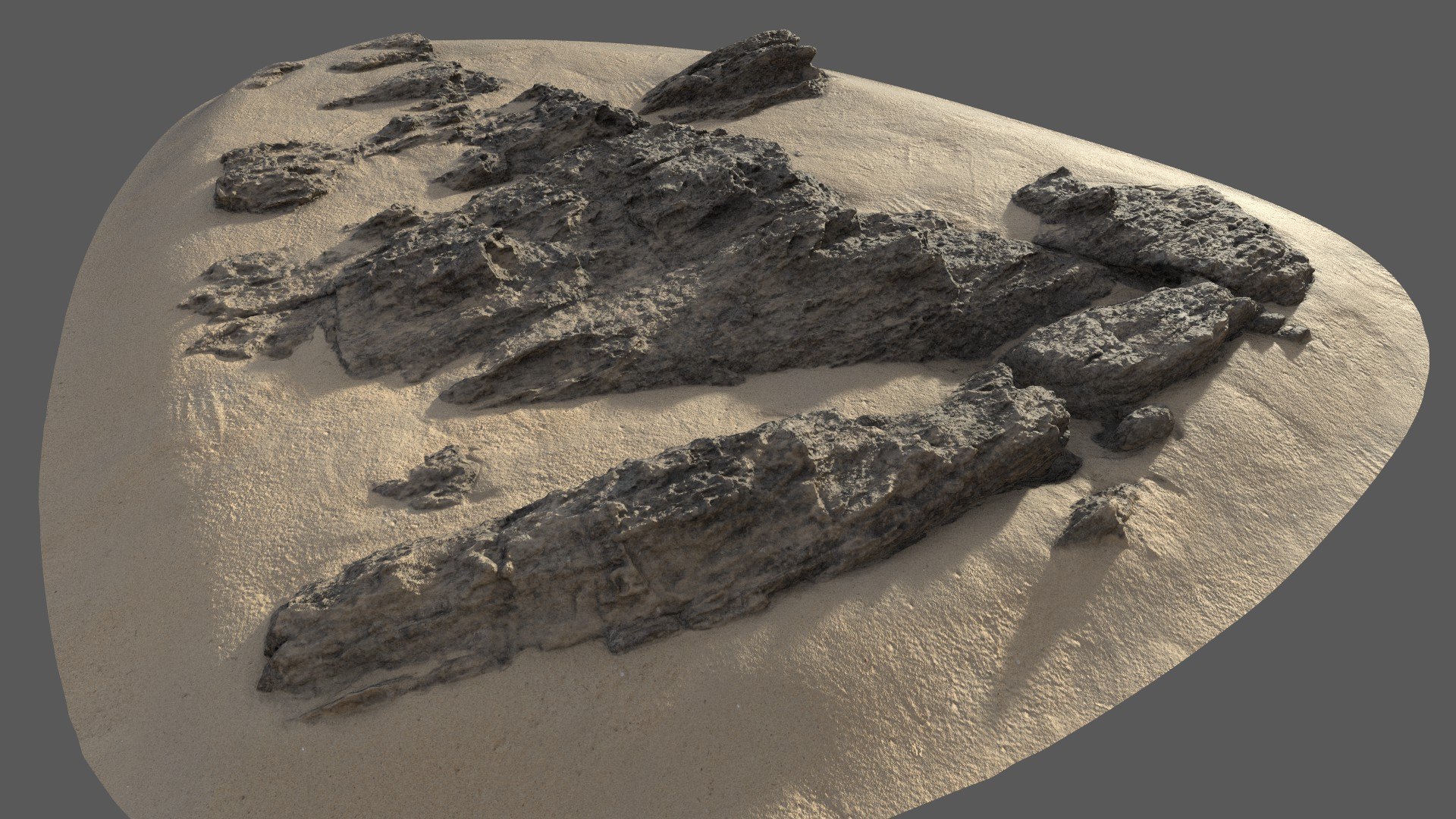 3D Rock Coast - TurboSquid 1682488