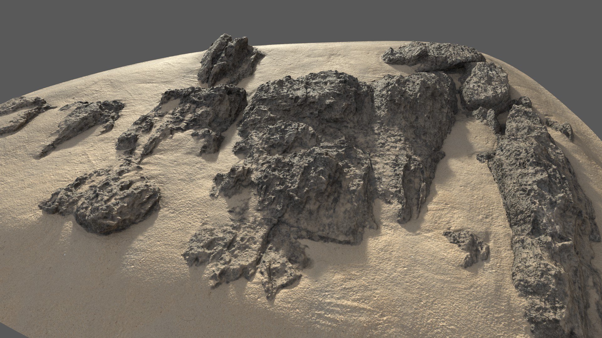 3D Rock Coast - TurboSquid 1682488