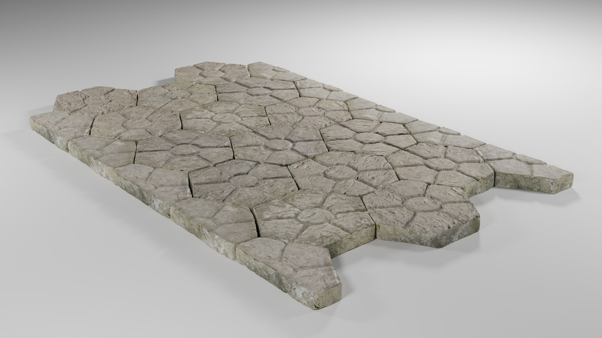Stone Tile Pavement 3D Model - TurboSquid 1981688