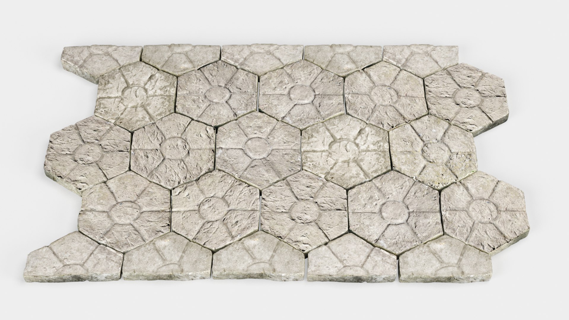 Stone Tile Pavement 3D Model - TurboSquid 1981688